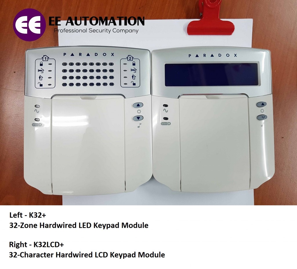 Paradox Alarm Keypads - EEAutomation